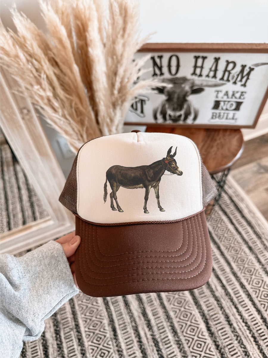 Vintage Donkey Trucker Cap – Eagle Rock Beef